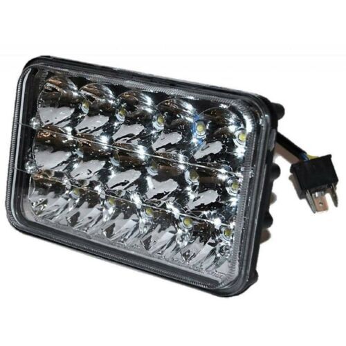 4X6" LED HID Light Bulbs Crystal Clear Sealed Beam Headlamp Headlight ...