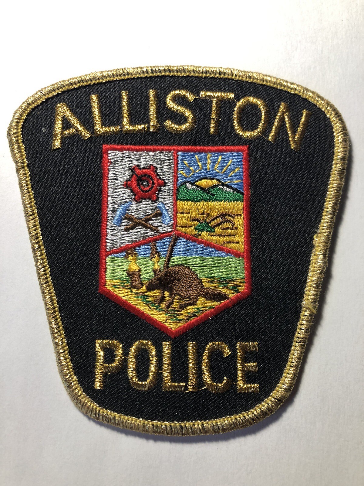 Alliston Ontario Police Patch ~ Canada ~ RARE | eBay