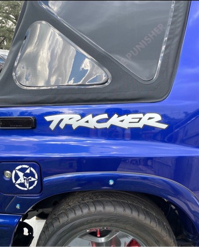 GEO TRACKER SET OF2X DECAL STICKER 3M VINYL PRINTED GRAPHIC LAMINATED ...