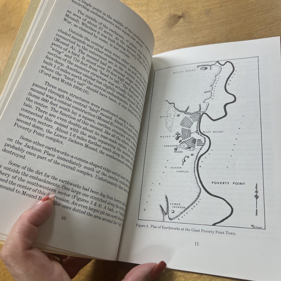 Poverty Point, Baton Rouge Louisiana, April 1983. Paperback book ex ...