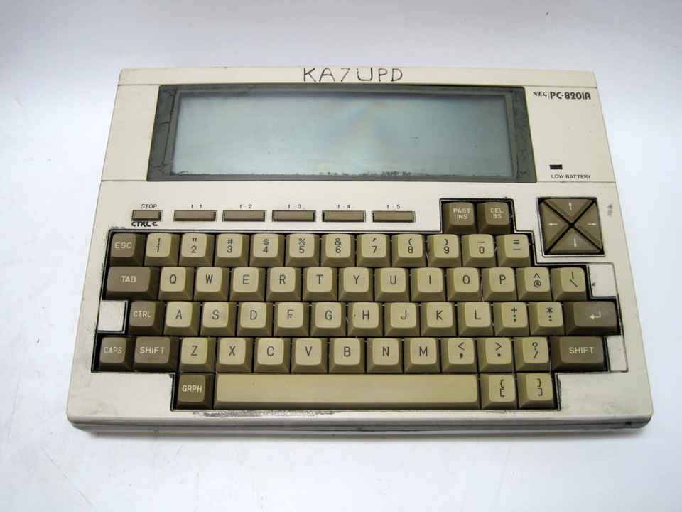 Vintage 1983 NEC PC 8201A Portable Computer For Parts Or Repair | eBay