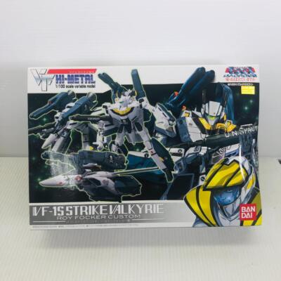 Macross Figure Bandai VF HI-METAL VF-1S Roy Focker Machine Strike ...