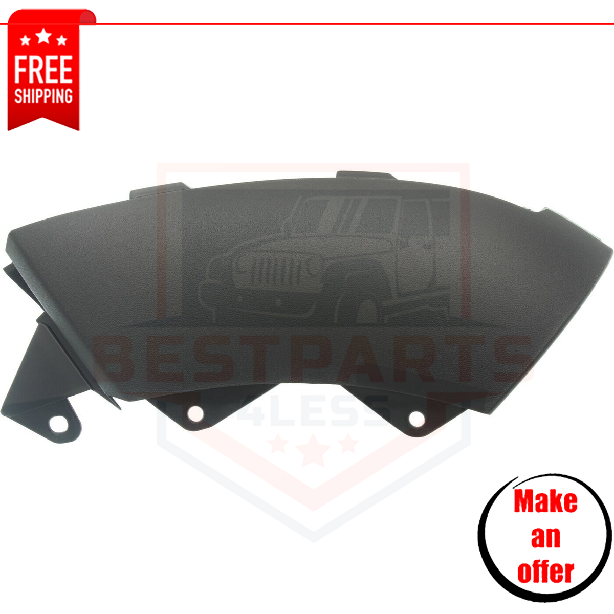 Front Bumper Trim 2538858100 left side for 2016-2019 Mercedes GLC300 ...