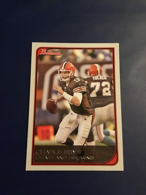 2006 Bowman # 62 CHARLIE FRYE Rookie Akron Cleveland Browns | eBay