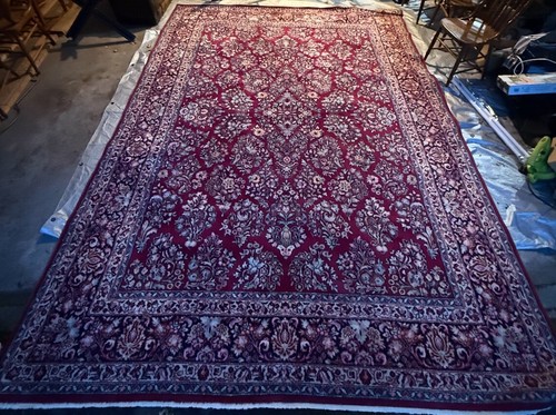 20th Century Red Karastan Sarouk Oriental 8’5”x12’Rug, Foam Pad ...