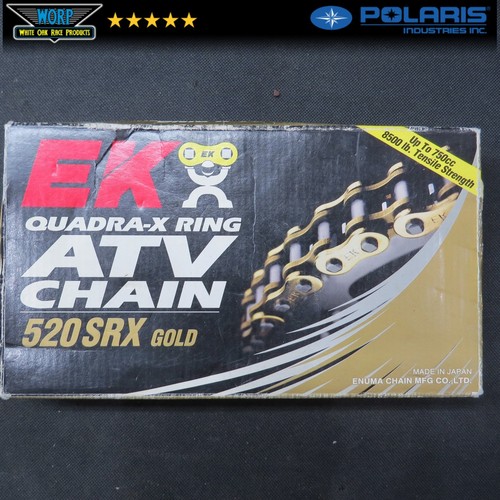 EX 520 SRX GOLD 72 LINK MOTORCYCLE ATV DRIVE CHAIN | eBay