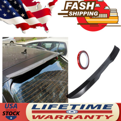 Rear Trunk Wing Spoiler Modified Lip Carbon Fiber Fit For Hatchback Car ...