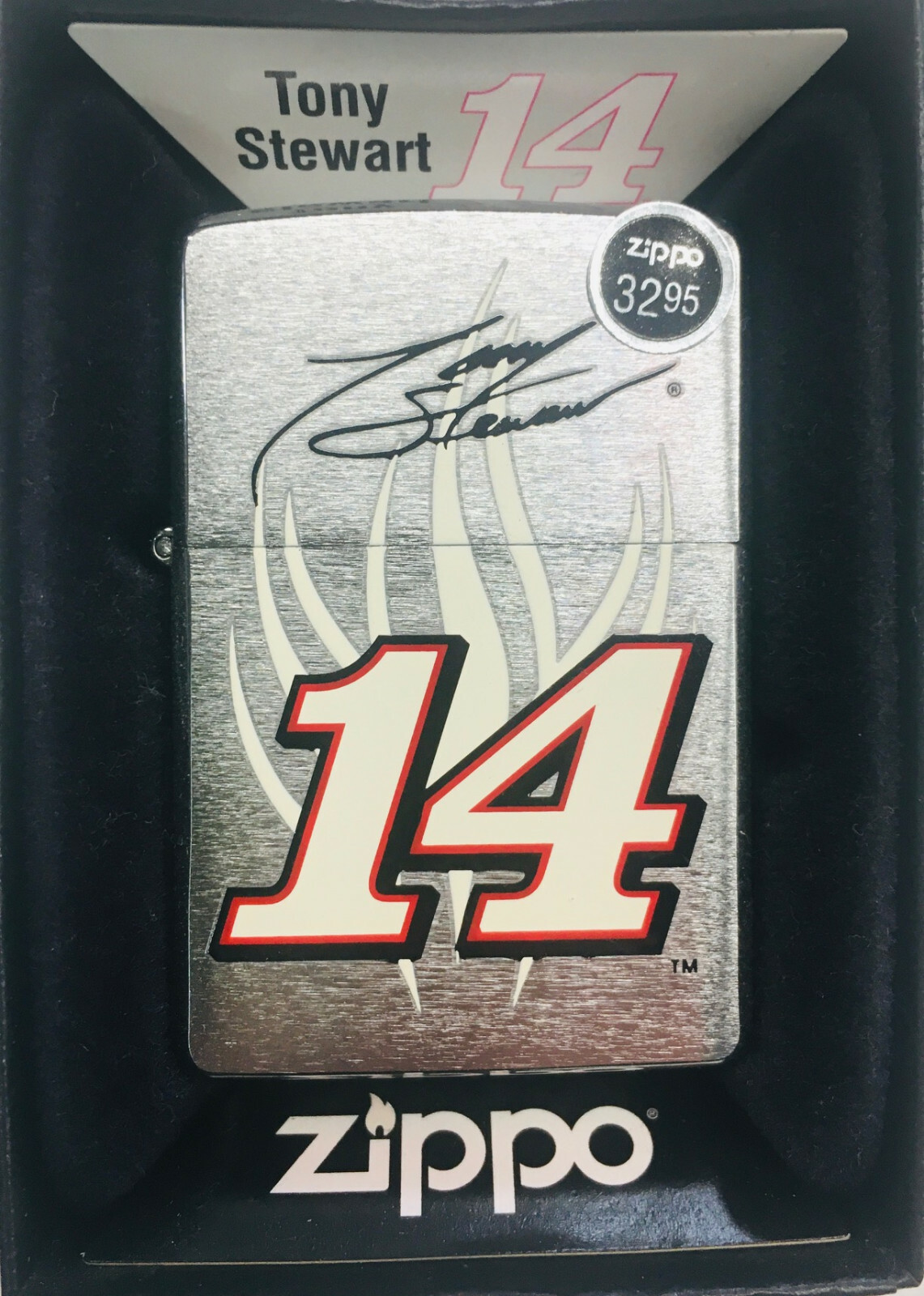Tony Stewart 14 Nascar Zippo Lighter Collector New Limited Edition Made ...