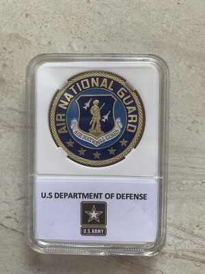US AIR NATIONAL GUARD Challenge Coin With Case | eBay