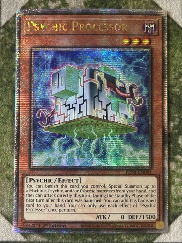 YuGiOh PSYCHIC PROCESSOR Quarter Century Secret Rare PHNI-EN081 | eBay