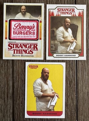 2018 TOPPS STRANGER THINGS BENNY HAMMOND PATCH STICKER INSERT LOT | eBay
