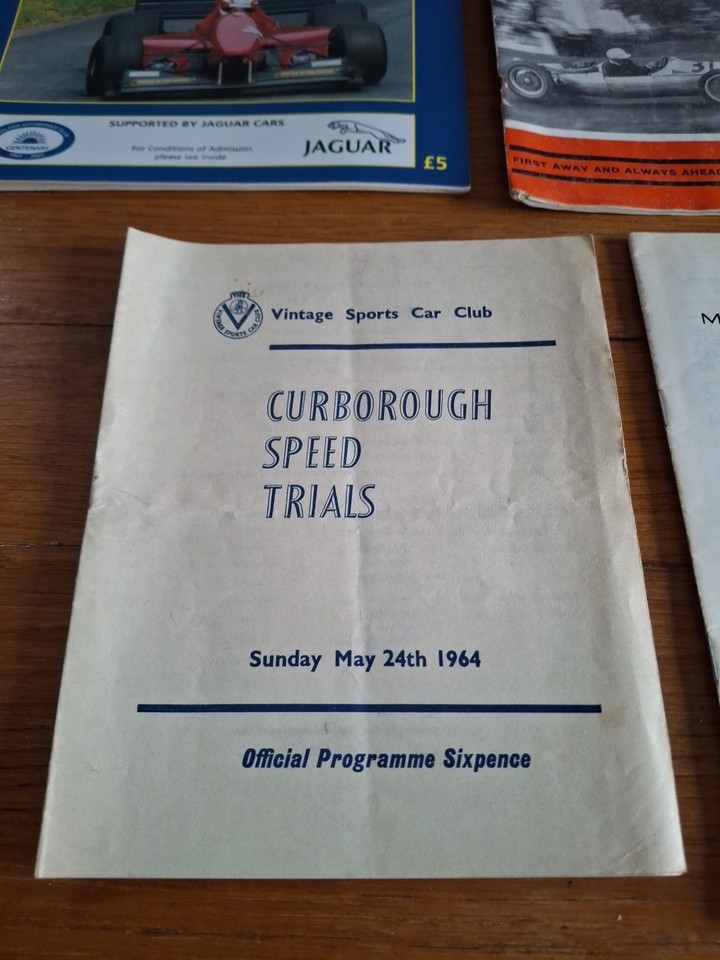 Motor sport programmes. Hillclimb/Sprint. | eBay UK