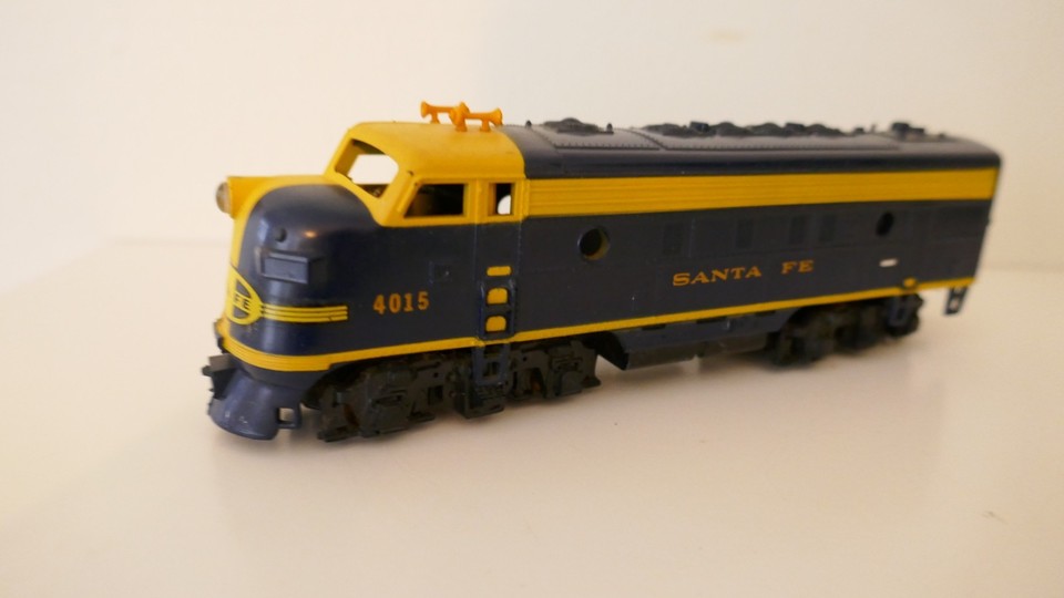 Tyco/Mantua HO Scale Santa Fe ATSF F7 #4015 | eBay