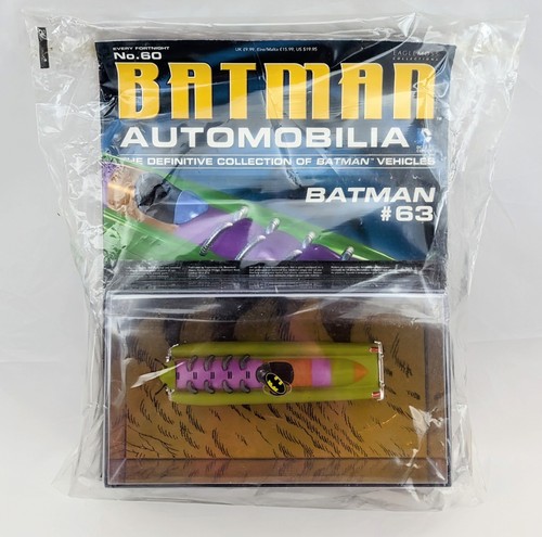 Eaglemoss Automobilia DC Comics Batman #63 Car & Magazine No. 60 | eBay