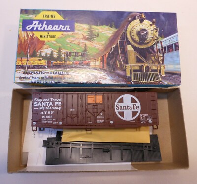 Athearn HO 40' Santa Fe Box Car | eBay