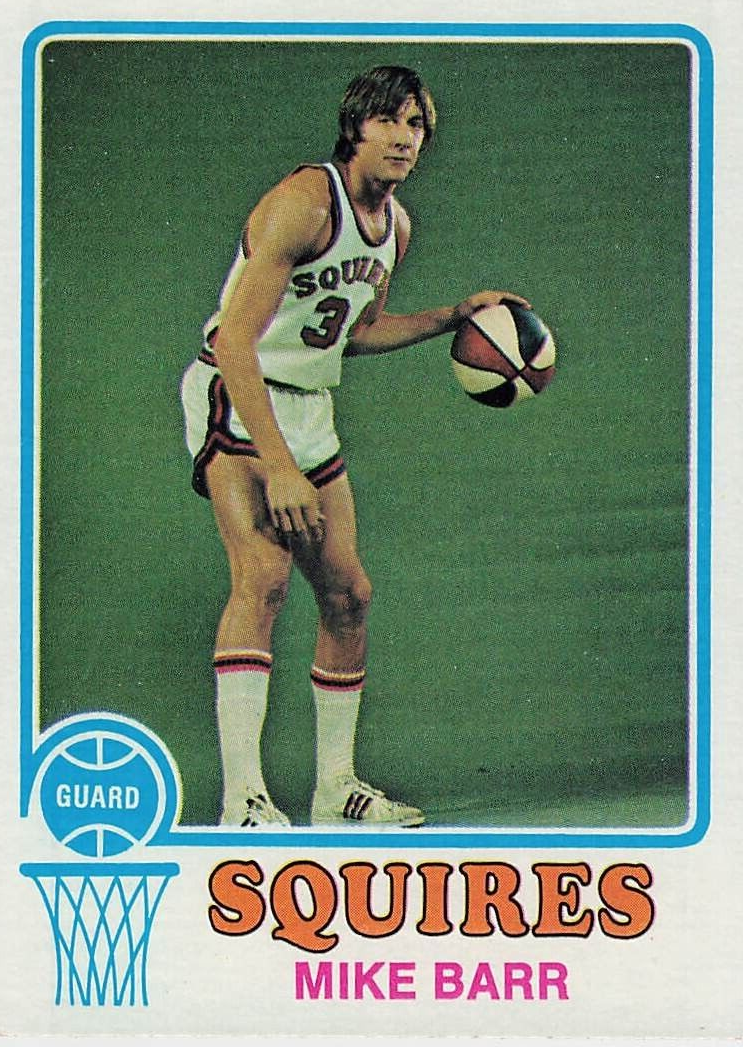 MIKE BARR 1973-74 TOPPS BASKETBALL #198 ABA | eBay
