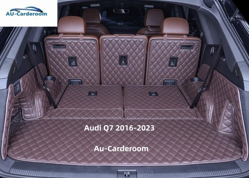 For Audi Q7 2016-2024 Premium Custom Made Trunk Boot Mats Liner Cargo ...