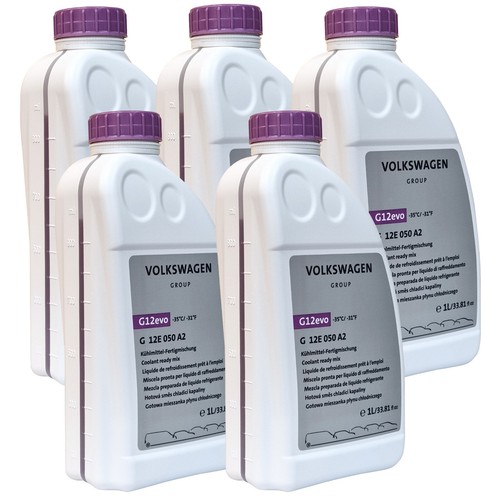 5 Liter Original Audi VW Kühlerfrostschutz FERTIGMIX Ready Mix G12 evo ...
