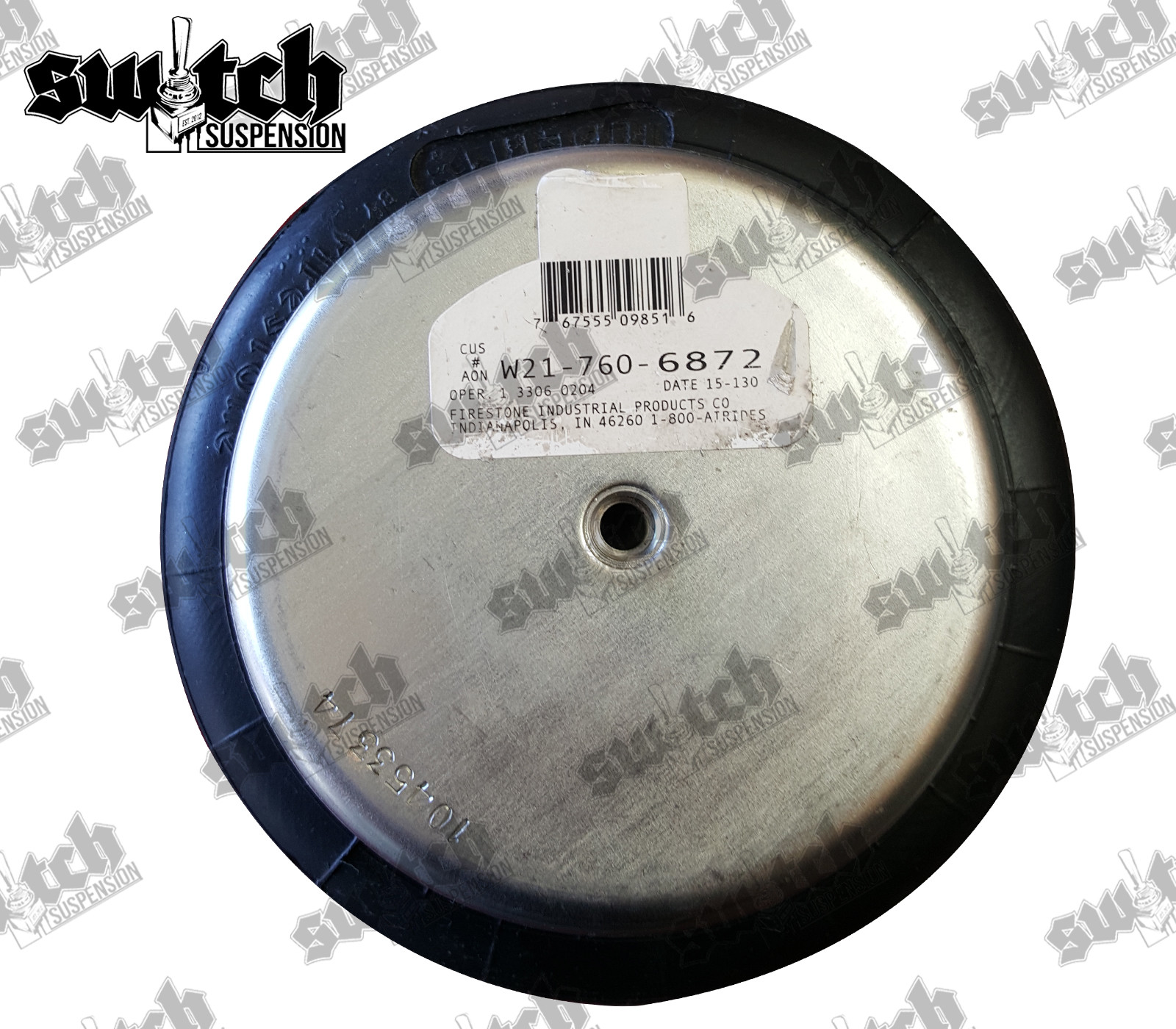 Firestone Air Bag 2600 Lbs Set of 5 Ride Rite Air Spring 3/8 Port ...