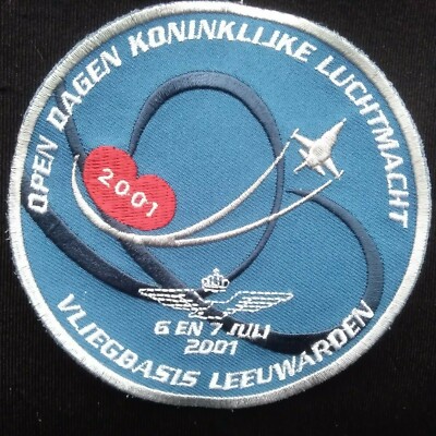 DUTCH AIR FORCE CLOTH PATCH 2001. | eBay UK
