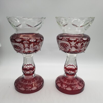 Vases - Bohemian Ruby Red