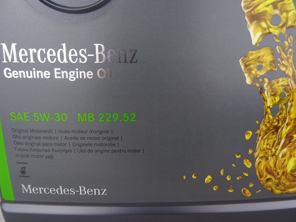 5 Liters Original Mercedes Benz Engine Oil 5W-30 100% Synthetic MB 229. ...