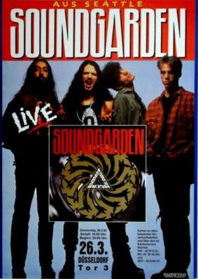 SOUNDGARDEN - 1992 - Plakat - Live In Concert Tour - Poster ...