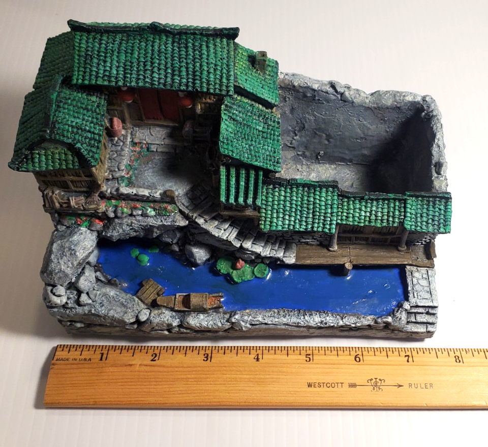 Bonsai Tree Pot Asian Japan Chinese Style House Succulent Plants Resin ...