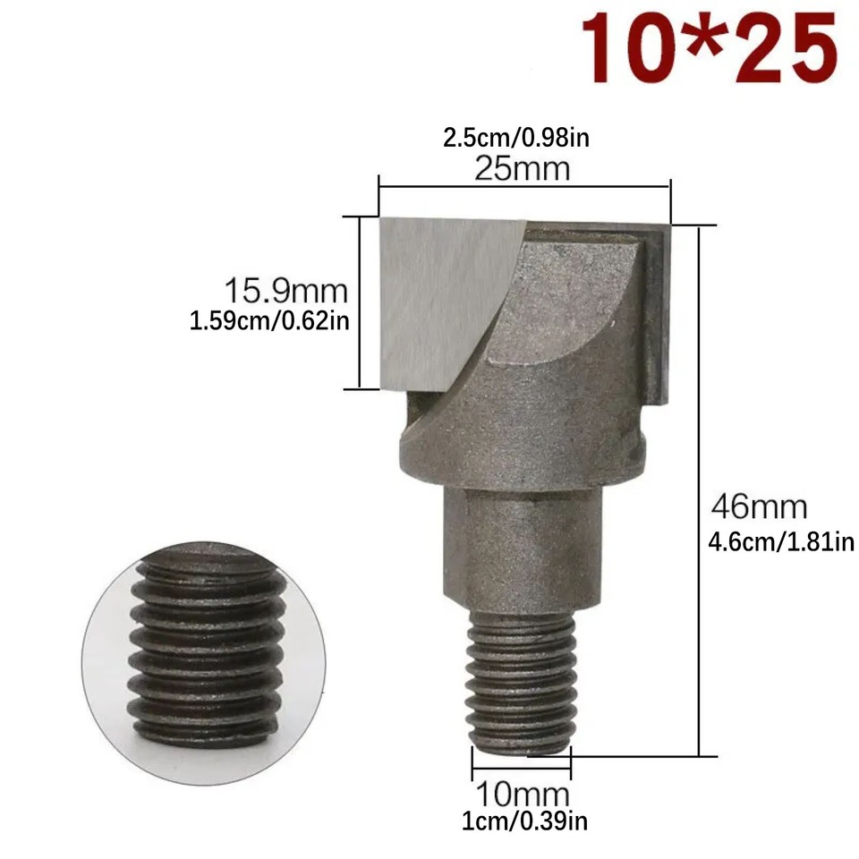 10mm Replacement Carbide Tip Wood Cutter Tool Kit Bits Mortice Lock Jig ...