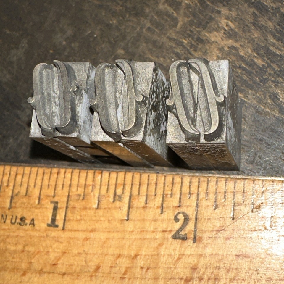 6 Ornamental Printing Blocks Dingbats ( Parenthesis ) ?? | eBay