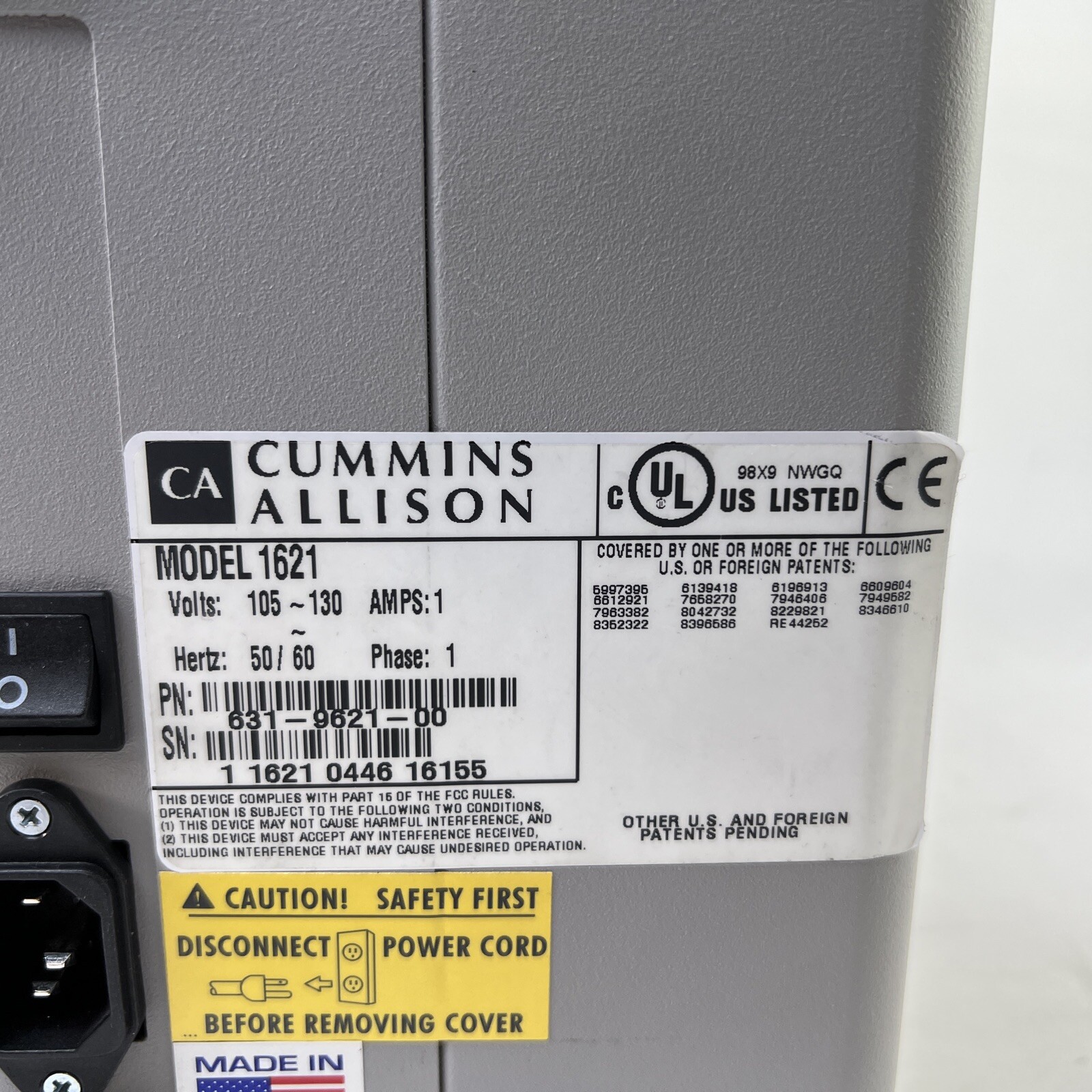 Cummins Allison JetSort 1621 Series Coin Sorter and Coin Counter | eBay