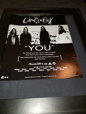 Candlebox You Rare Original Radio Promo Poster Ad Framed! #7 | eBay