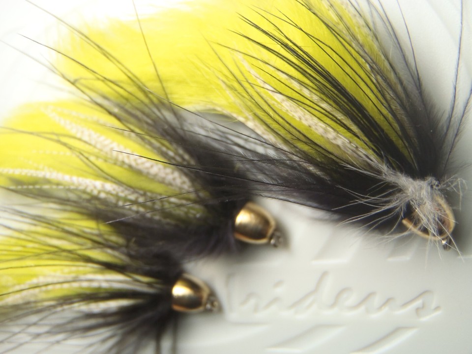 Irideus D Light Soft Hackle Wooly Bugger Streamer flies Trout Fly ...