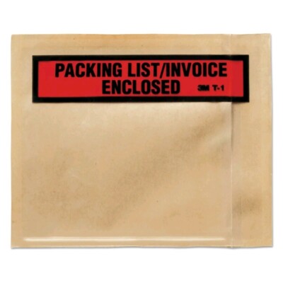 3M Packing List Invoice Enclosed Envelope 4.50" X 5.50" ( 1000 Labels ...