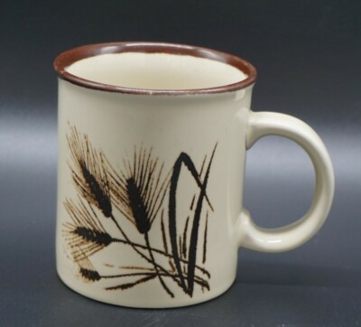 Vintage Japan Coffee Mug Wheat Pattern Coffee Cup 70s | eBay