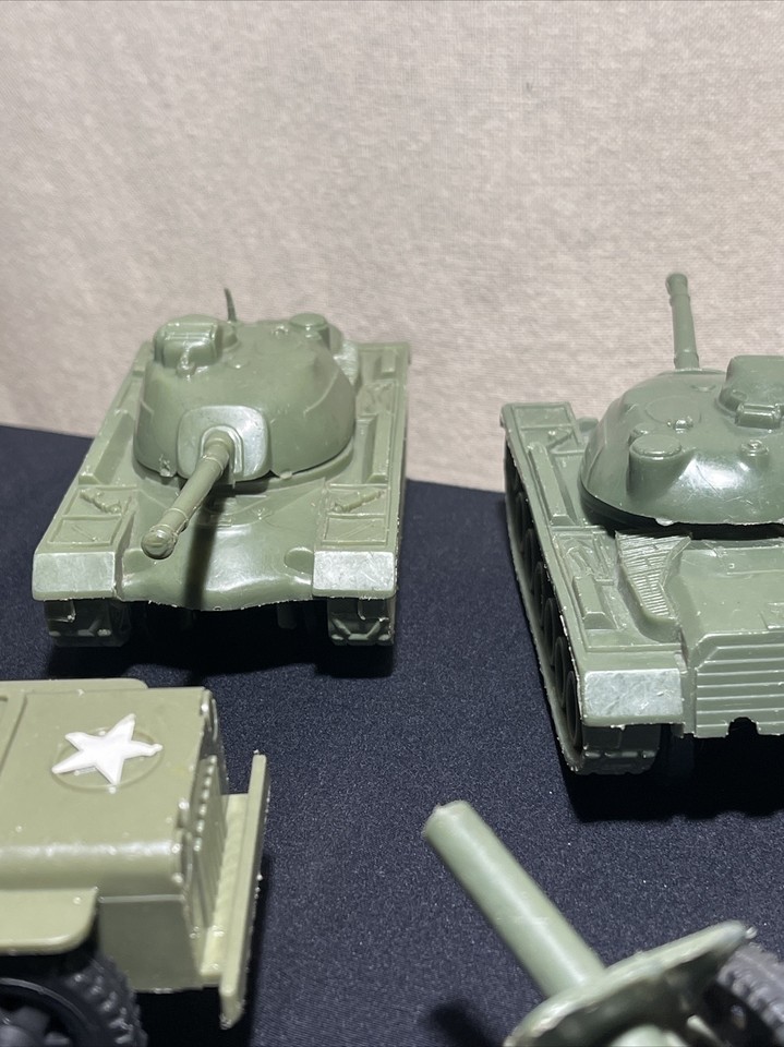 VTG Tim Mee Green Plastic Tank Army Military Vehicles Toys Lot | eBay
