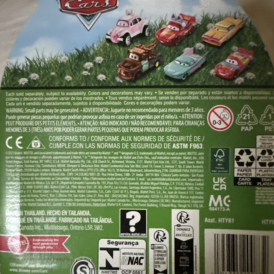 2024 Disney Pixar Cars Easter Lightning McQueen Easter Series | eBay