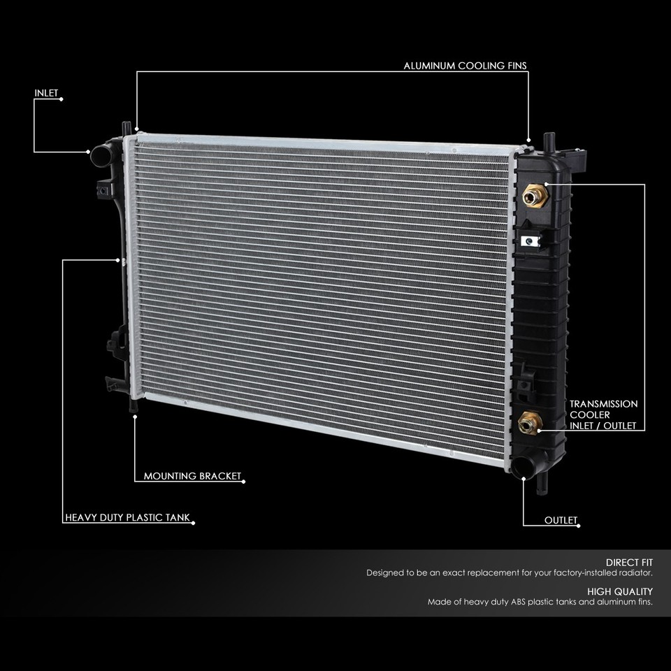 FOR 06-09 CHEVY EQUINOS/PONTIAC TORRENT AT FULL ALUMINUM CORE RADIATOR ...