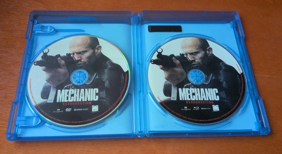 Mechanic Resurrection Blu-ray Jason Statham Jessica Alba Tommy Lee ...