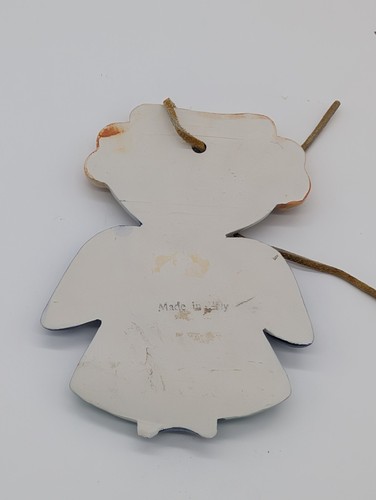 Vintage Gensini Ceramiche Italian Angel Ornament Or Wall Italy Signed ...