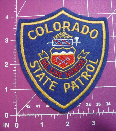 Colorado State Patrol Police patch | eBay