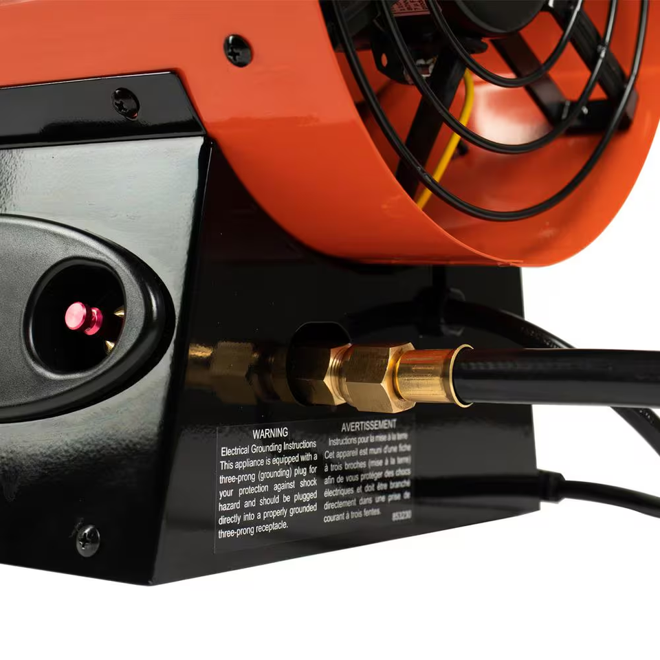 Heatfast Portable Construction LP Gas Forced Air 160K BTU Space Heater ...