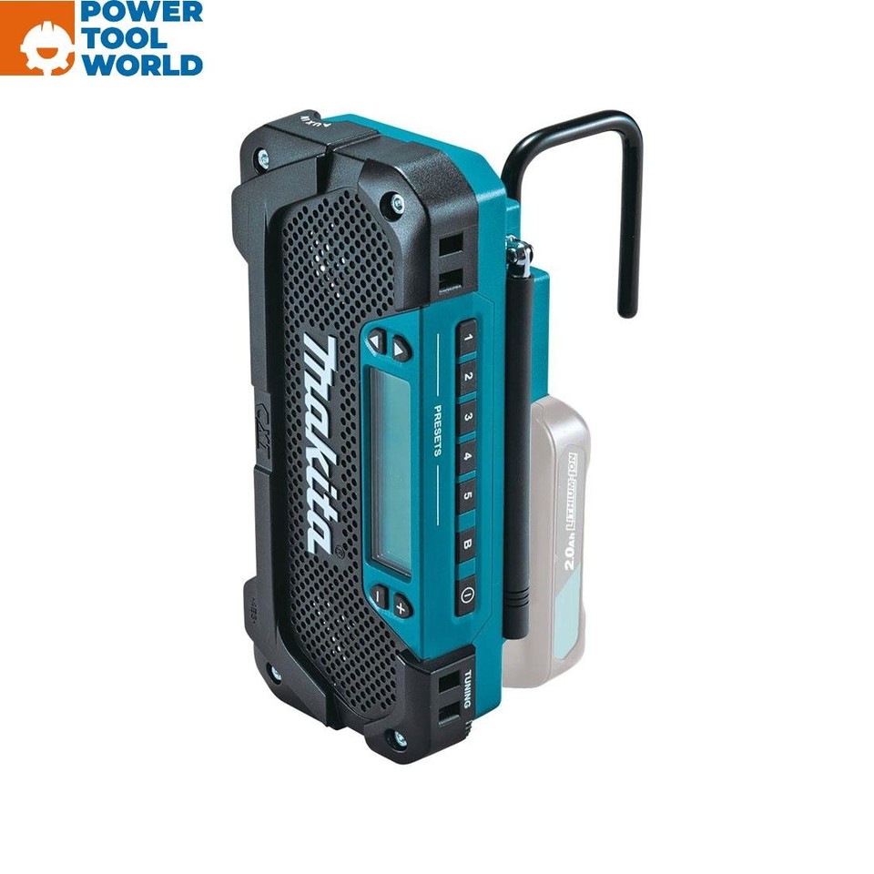 Makita MR052 12v MAX CXT Slide AM/FM Compact Job Site Radio Body Only ...