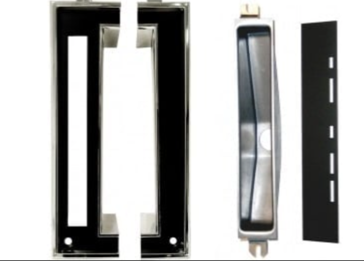 1966 - 1967 Chevelle Automatic Console Inserts Metal OE style 4 piece ...