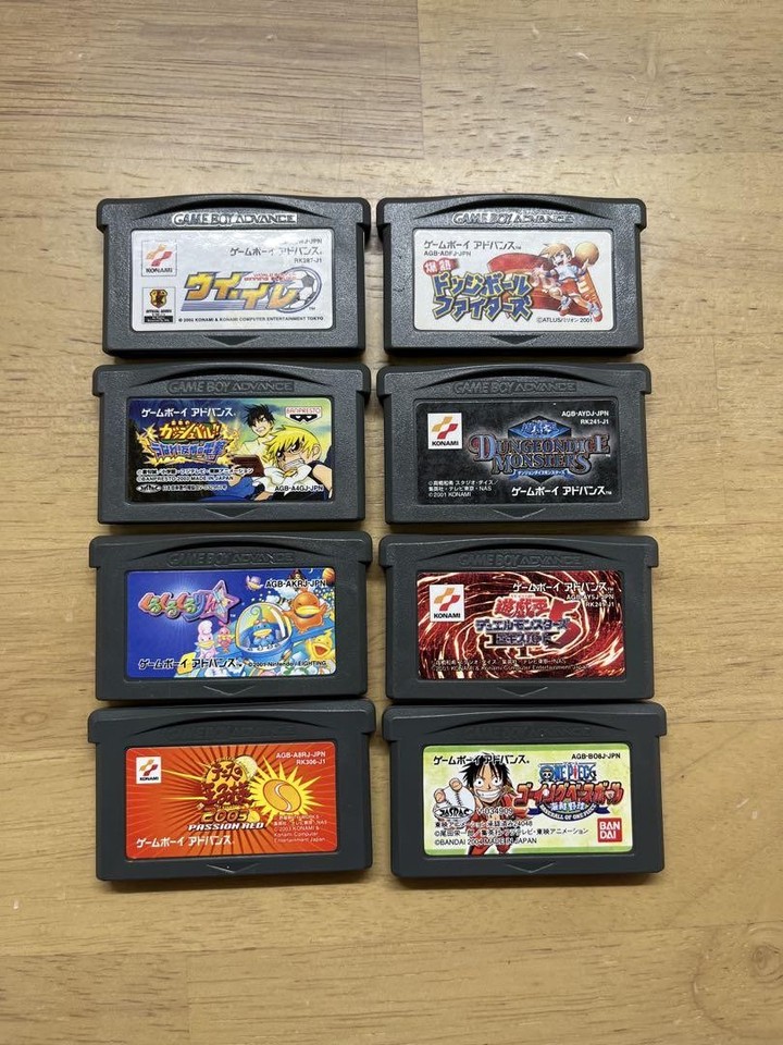 GBA GameBoy Advance 8Game Set Japanese Retro Nintendo Cartridge ...