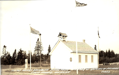 Eagle Harbor MI Justice Henry Rathbone's School House founder of the K ...