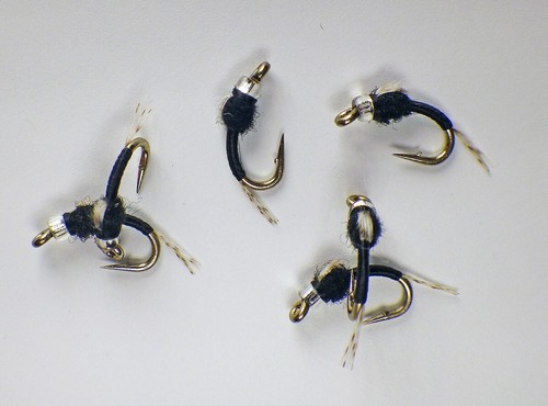 WD40 Nymph Emergers Mercury Black - Premium Trout Fly Flishing Flies | eBay