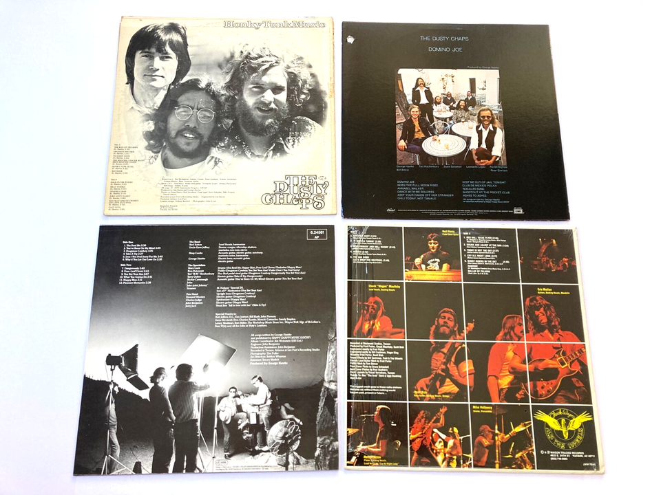 Tucson AZ Country Rock 4 LP Lot: Dusty Chaps/Ned Sutton/Chuck Wagon ...