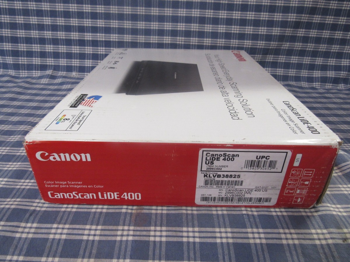 Canon CanoScan LiDE 400 Flatbed Scanner - USB 2.0 (Brand New Canon CanoScan LiDE 400 Flatbed Scanner - USB 2.0 (Brand New