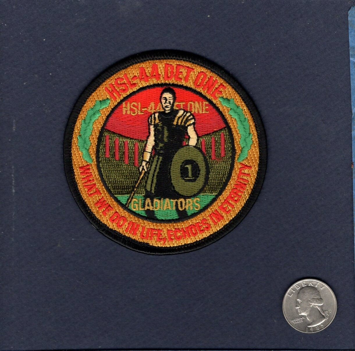 HSL-44 SWAMP FOX DET 1 GLADIATORS US NAVY Helicopter Squadron Cruise ...